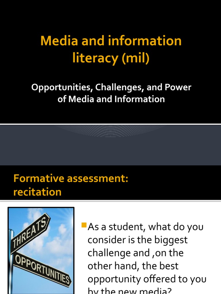 Mil Opportunities and Challenges | PDF