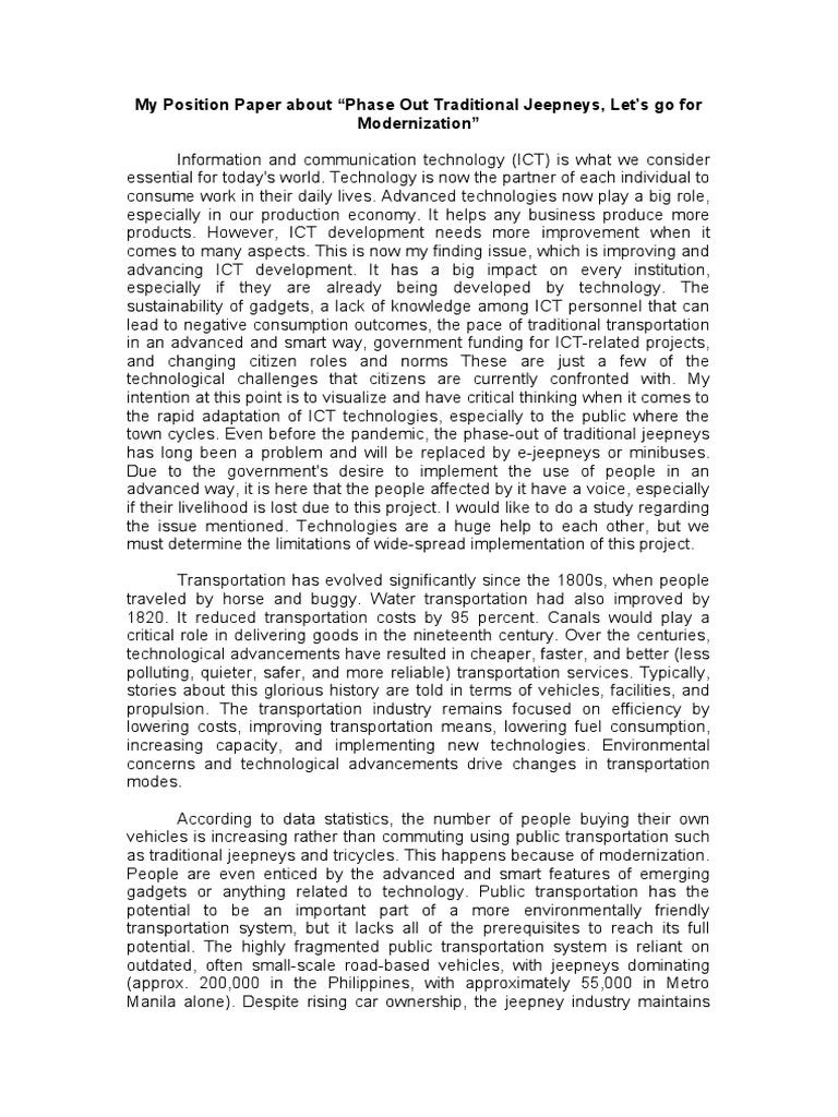 Preserving Traditional Jeepneys Amidst Modernization | PDF | Transport ...