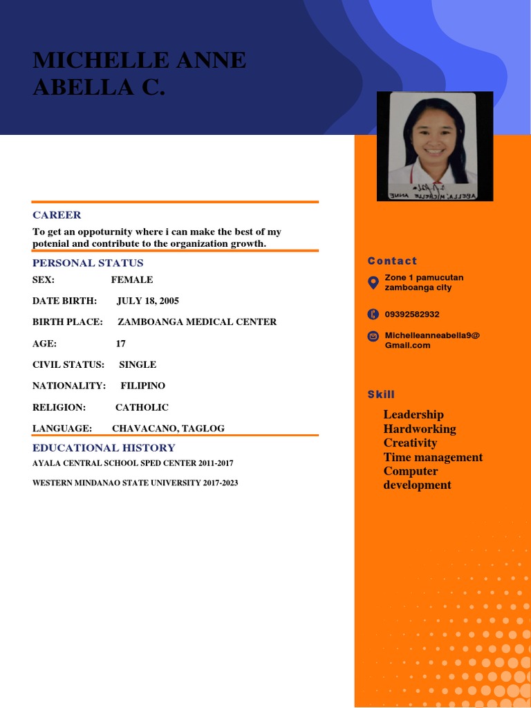 Michelle Anne Abella Resume | PDF