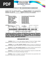 Barangay Resolution Adopting City Ordinance 2017 | PDF | Government ...