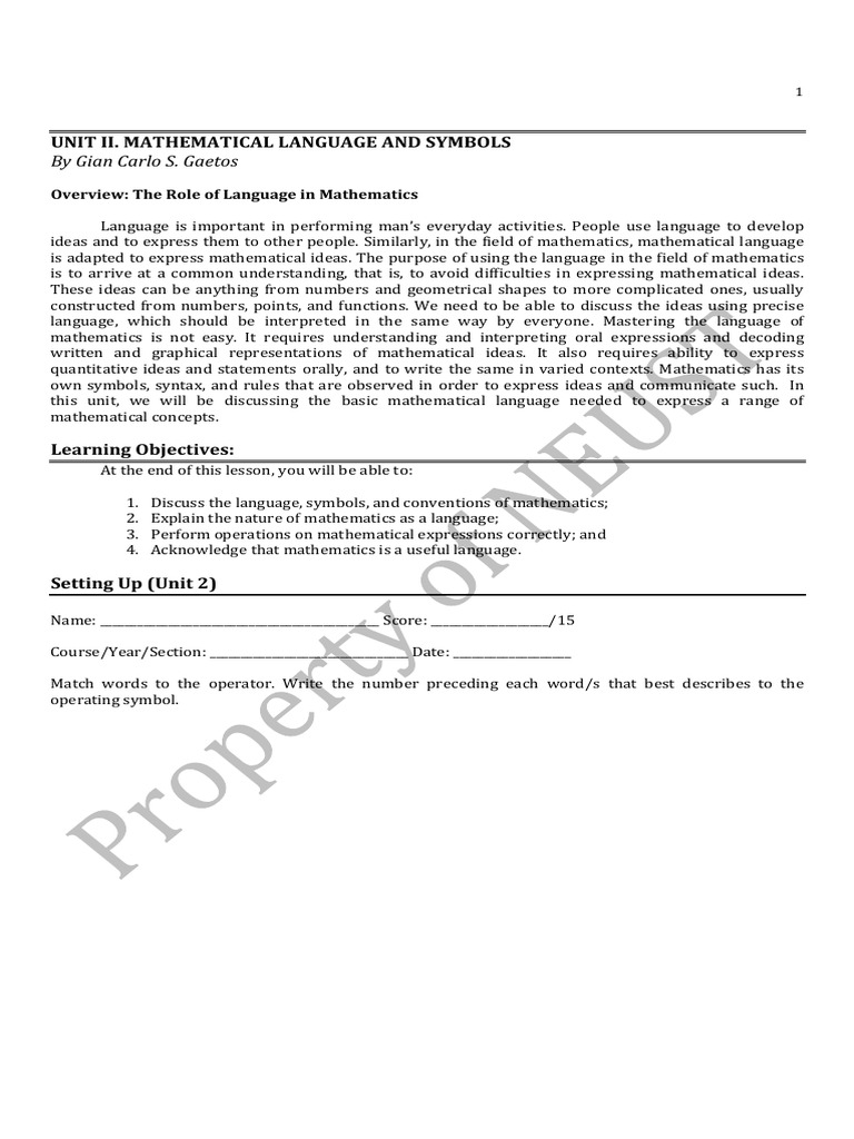 Unit-2 MMW Diwa | PDF | Set (Mathematics) | Function (Mathematics)
