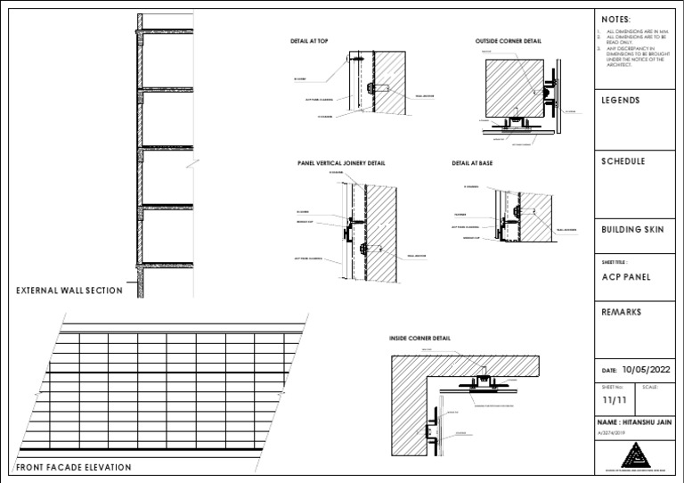 Details and Specifications for Aluminum Composite Panel Cladding on ...