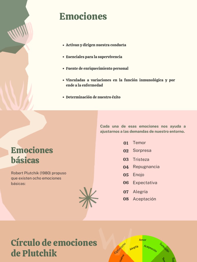 Círculo de Emociones de Plutchik | PDF | Las emociones | Expresión facial