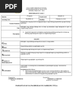 Rubrics Sa Pagbigkas NG Tula | PDF