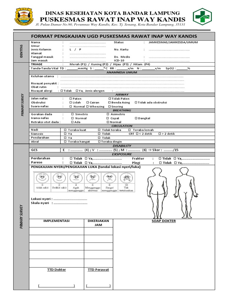 Format Pengkajian UGD | PDF