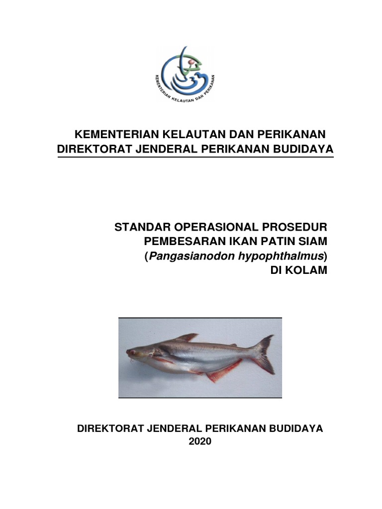 SOP pembesaran ikan patin siam - final | PDF