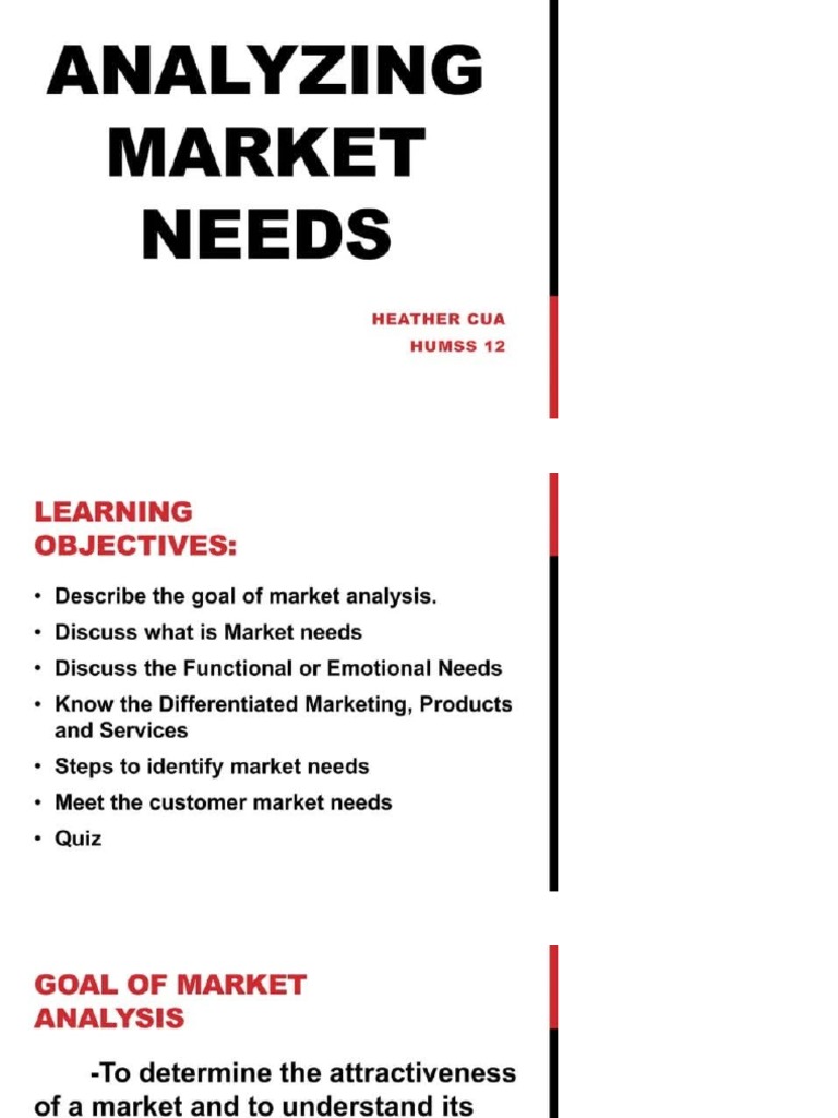 Analyze Market Needs | PDF