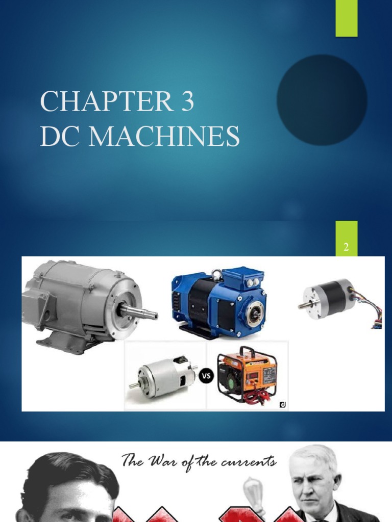 Chapter 3 DC Machines | PDF | Electric Motor | Electric Generator