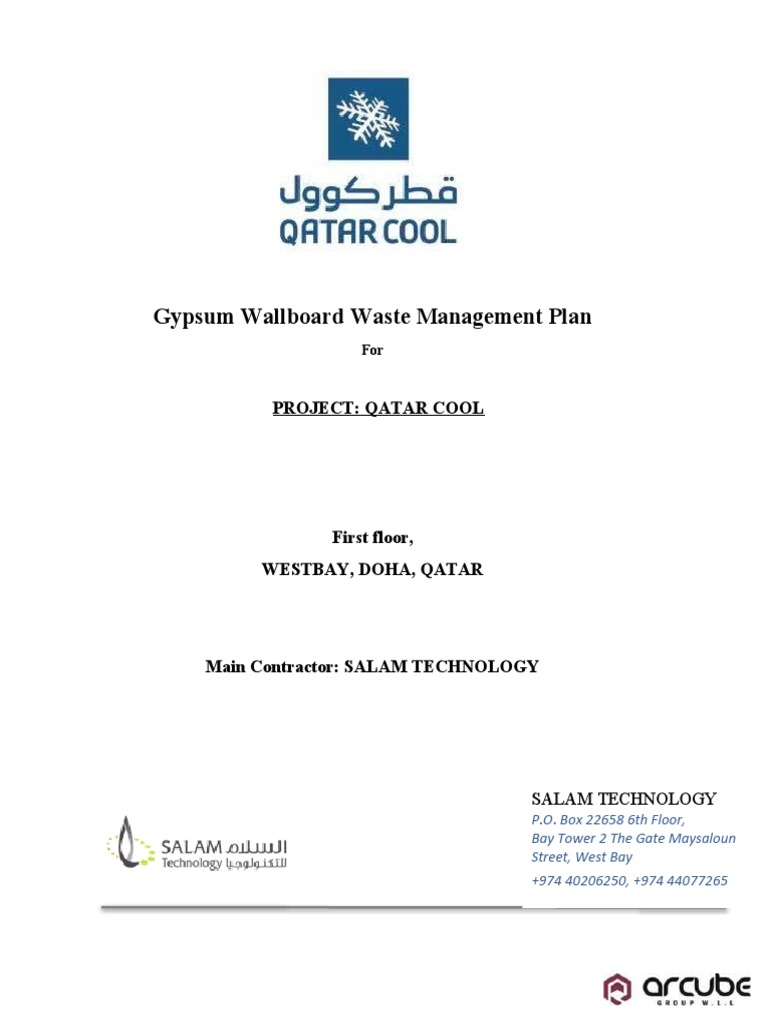 Gypsum Wallboard Waste Management 2018 | Download Free PDF | Drywall ...