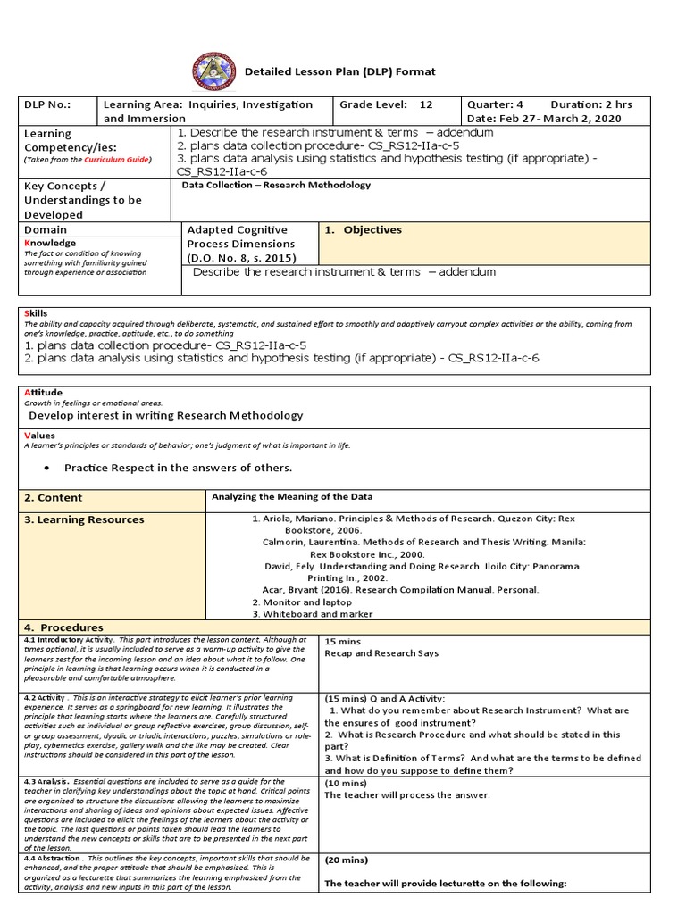 DLP 13 RESEARCHk | Download Free PDF | Learning | Educational Assessment