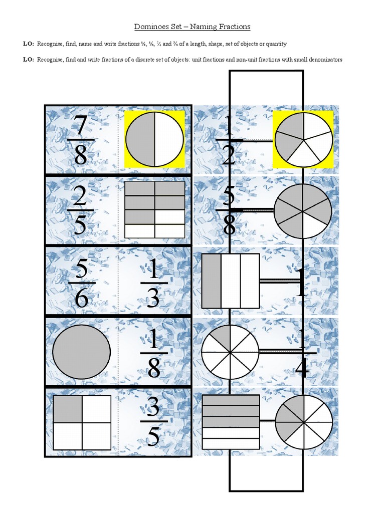 FDP - Naming Fractions | PDF