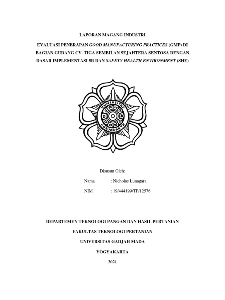 Laporan Magang Nicholas Lunagara - Revised-Signed RM | PDF