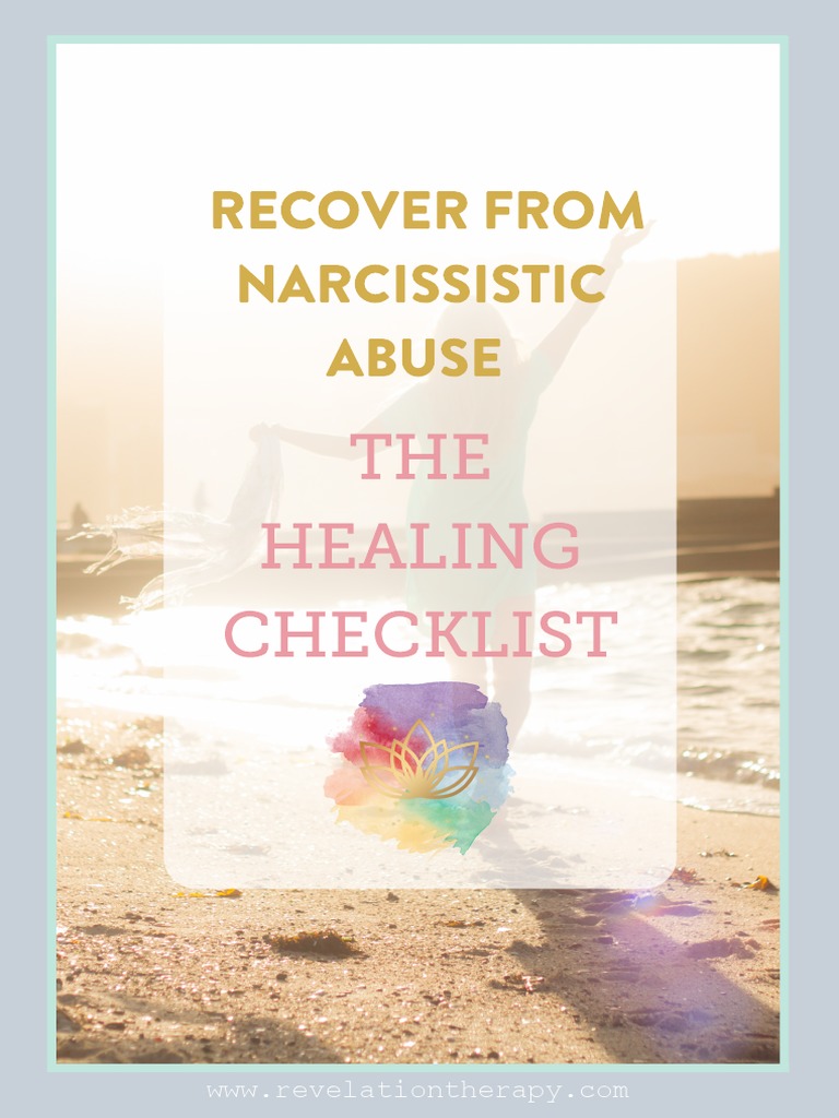 Healing From Narcissistic Abuse Checklist Final Pdf Psychological