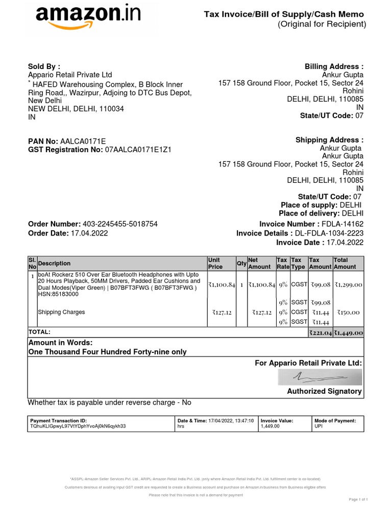 Invoice 4 | PDF | Invoice | Economies