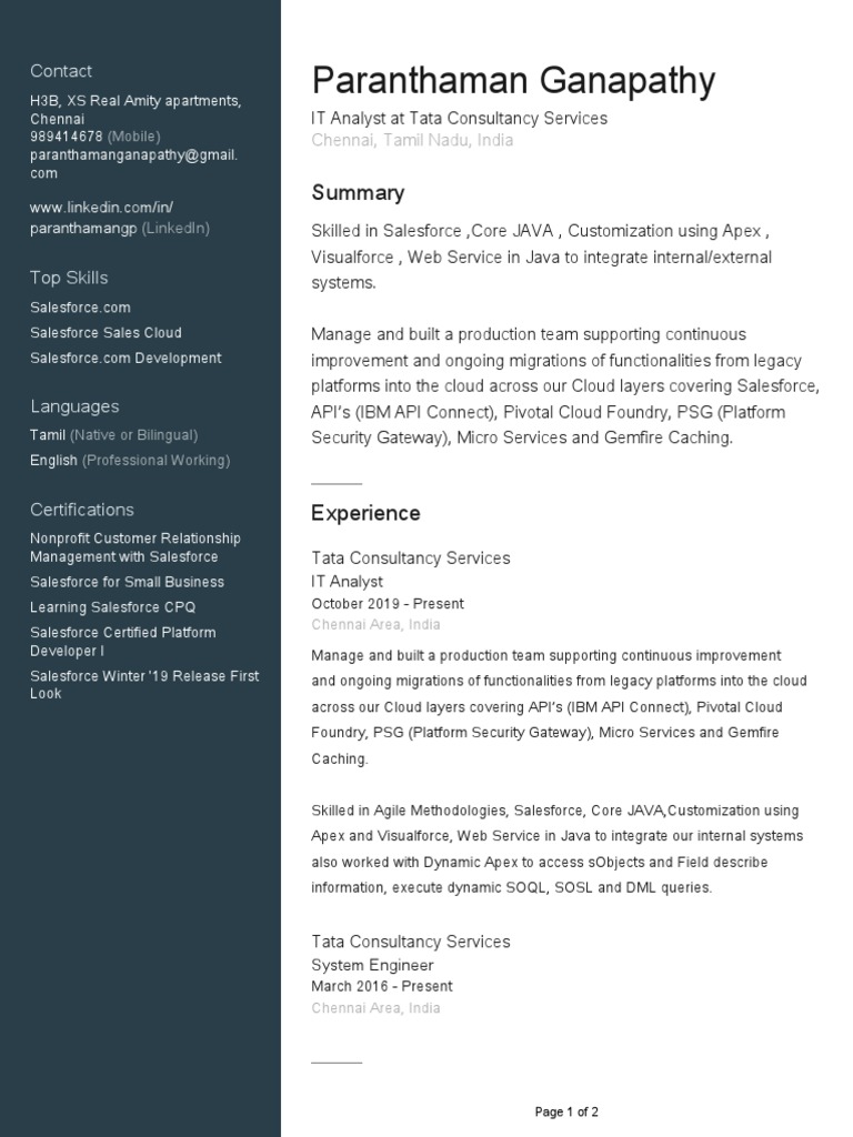 Linkedin Profile | PDF | Cloud Computing | Software Engineering