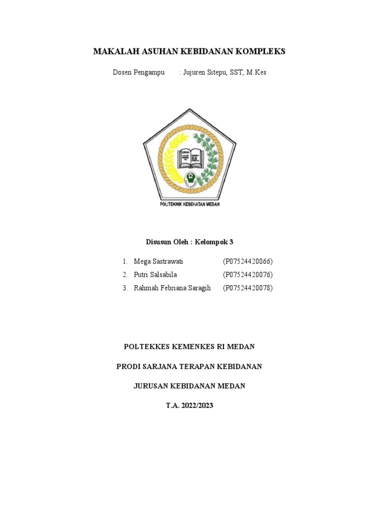 Makalah Asuhan Kebidanan Kompleks Kel 3 | PDF