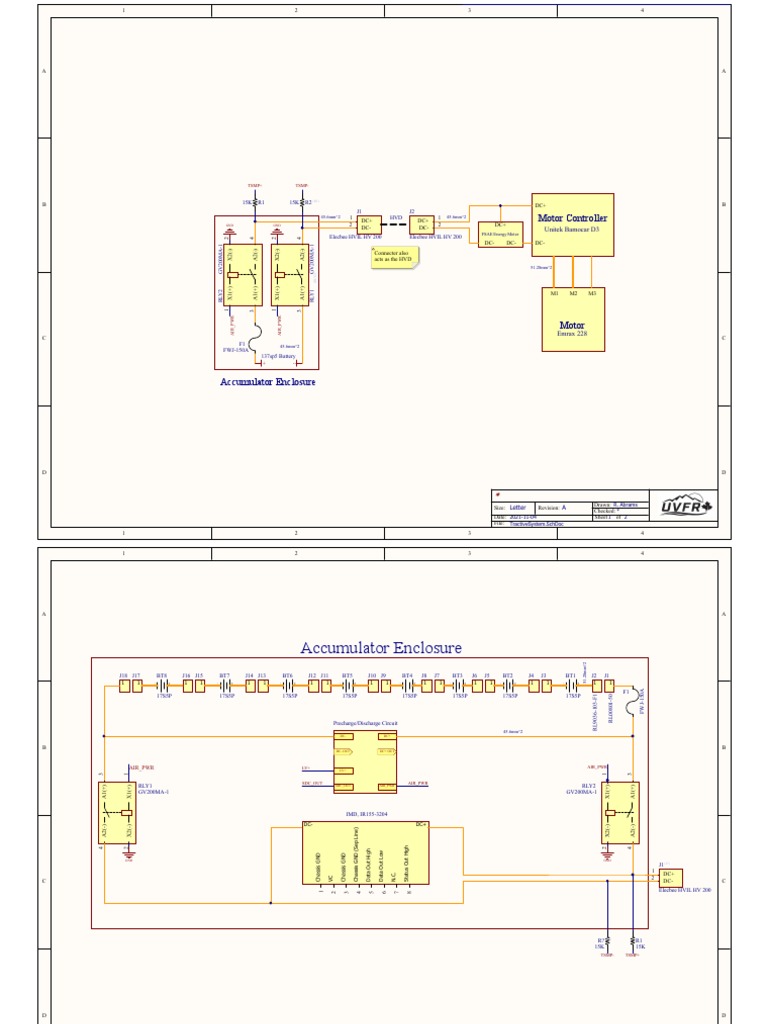 Tractive System Schematic Overview | PDF