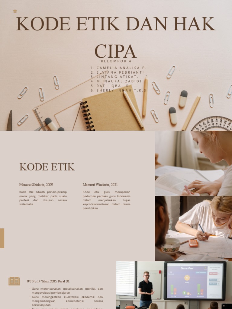 Kode Etik Dan Hak Cipa | PDF