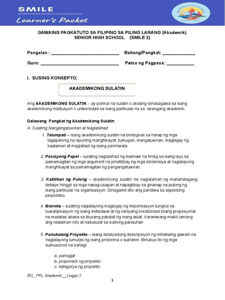 FPL Akad SLP-2 | PDF