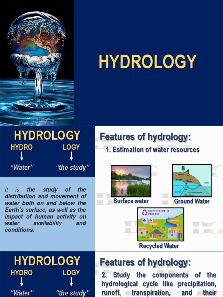 Definition of Hydrology and Hydrological Cycle | PDF