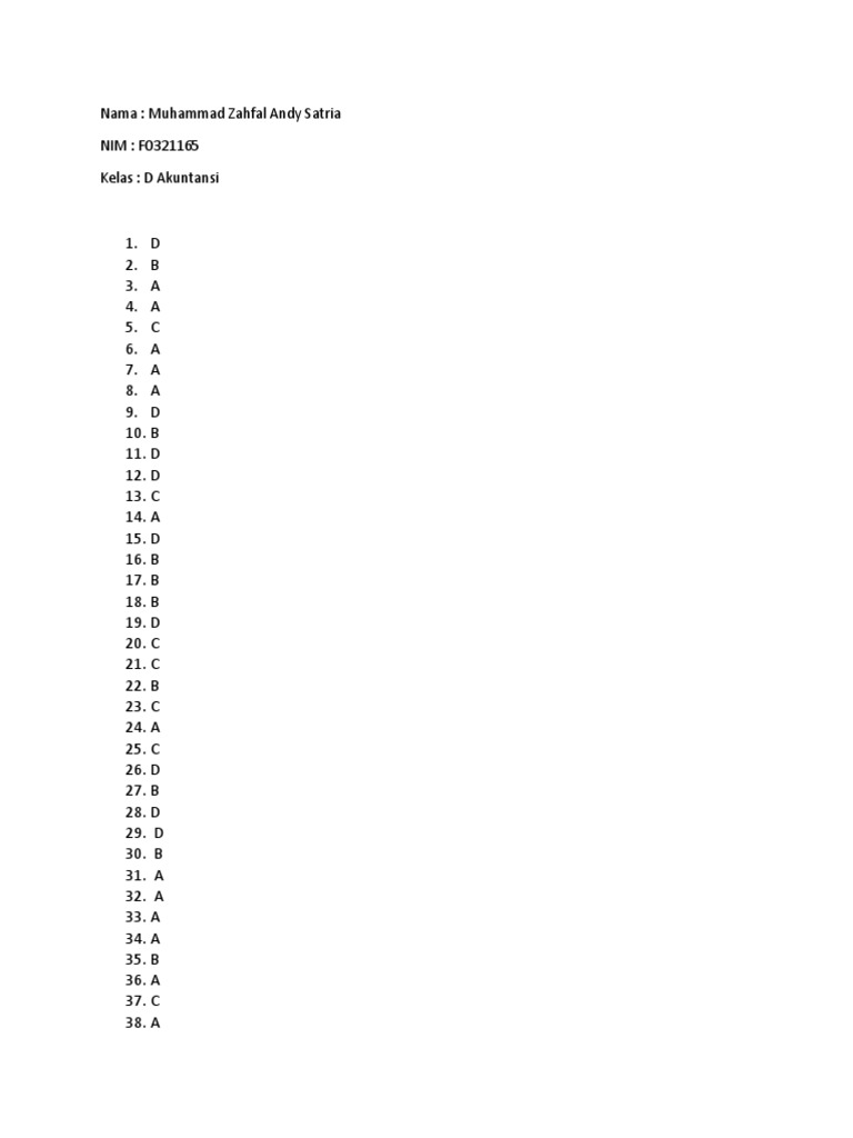 F0321165 - Muhammad Zahfal Andy Satria - UAS Pancasila | PDF