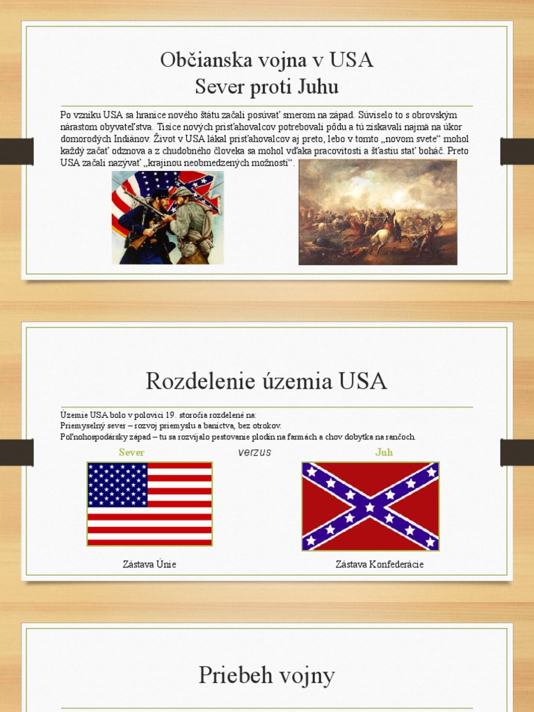 Občianska Vojna V USA | PDF
