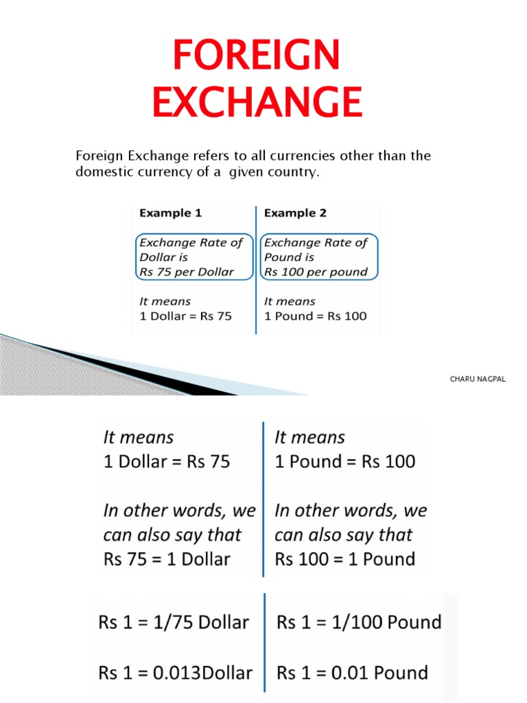 Foreign Exchange | PDF | Exchange Rate | Floating Exchange Rate