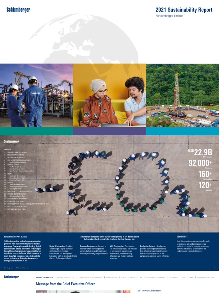 2021-slb-sustainability-report | PDF | Sustainability | Climate Change ...