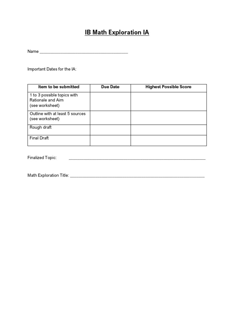 Final Print Math IA | PDF | Mathematics | Communication