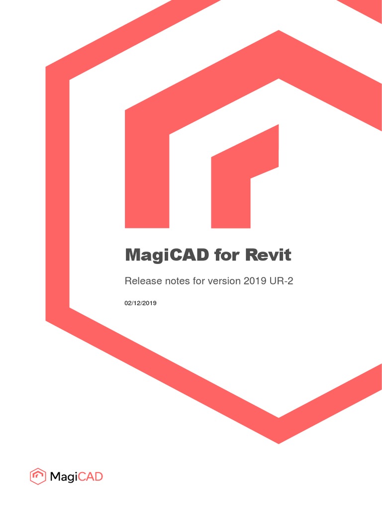 MagiCAD - For - Revit - Release Notes 2019 UR-2 | PDF | Autodesk Revit ...