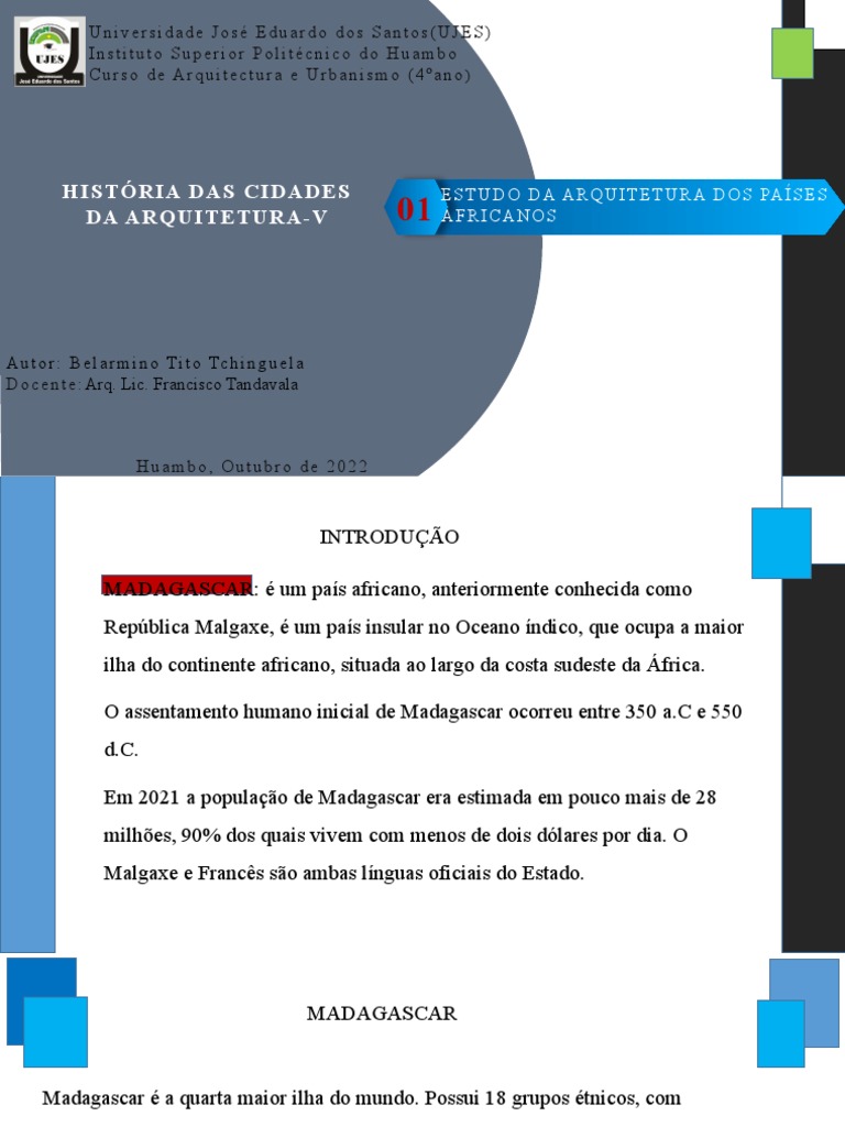 Arquitetura e Cultura de Madagascar | PDF | Madagáscar