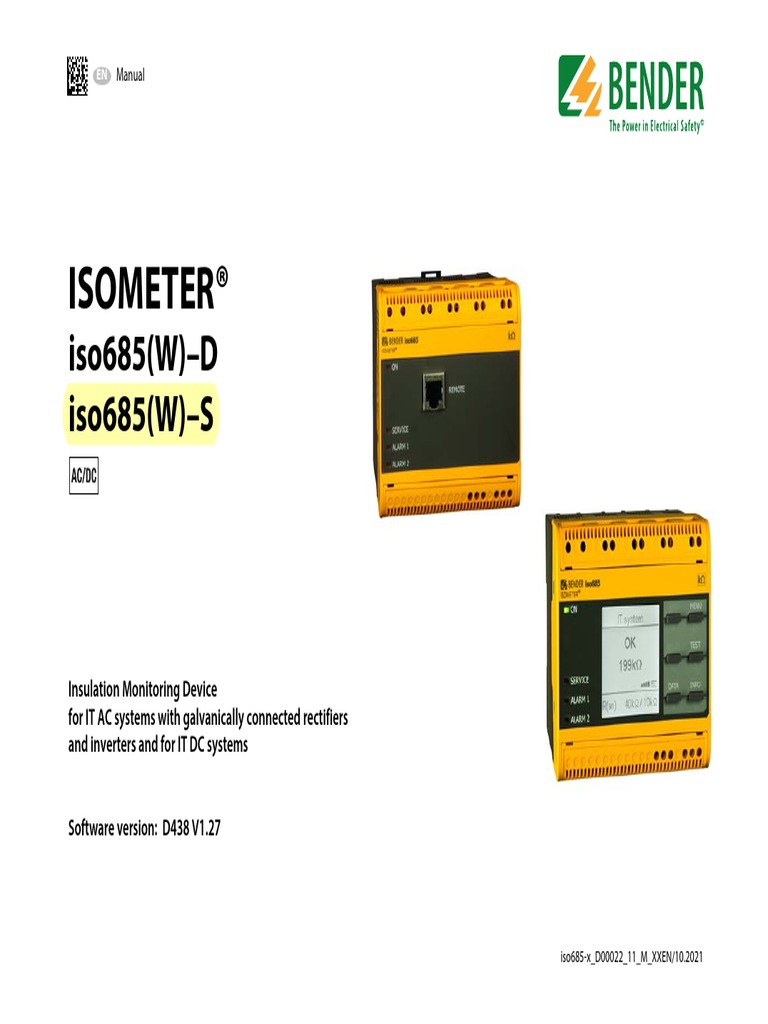 Iso685-X D00022 M XXEN | PDF | Rectifier | Power Inverter