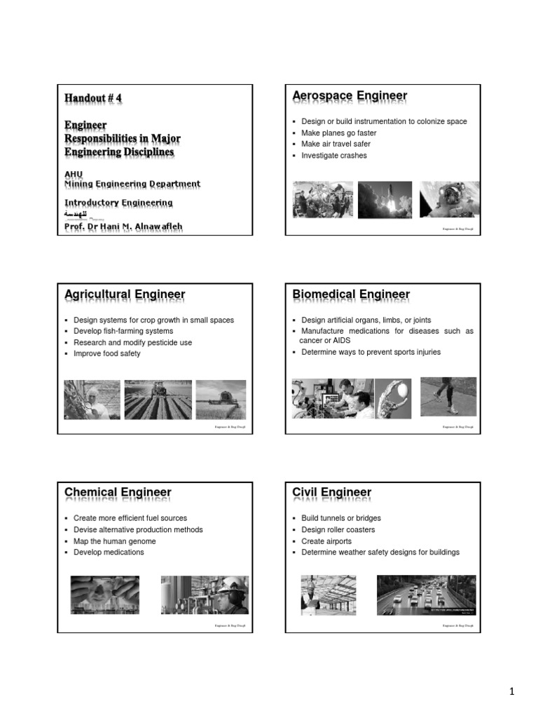 Handout 4 | PDF | Engineer | Mining