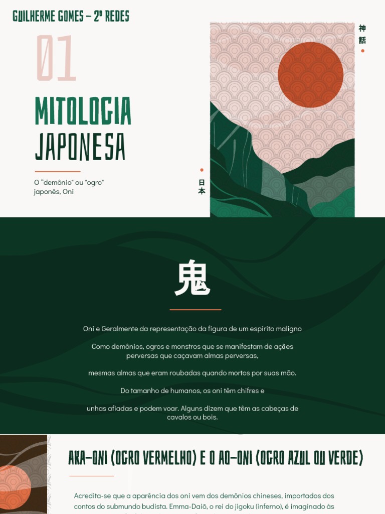 Folclore Japonês (Oni) | PDF