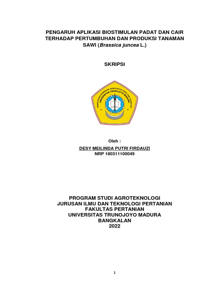 Proposal BAB 1-3 | PDF | Griya & Taman | Sains & Matematika