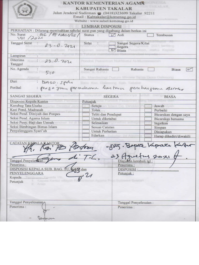 Proposal Bantuan Pembangunan Asrama Pesantren | PDF