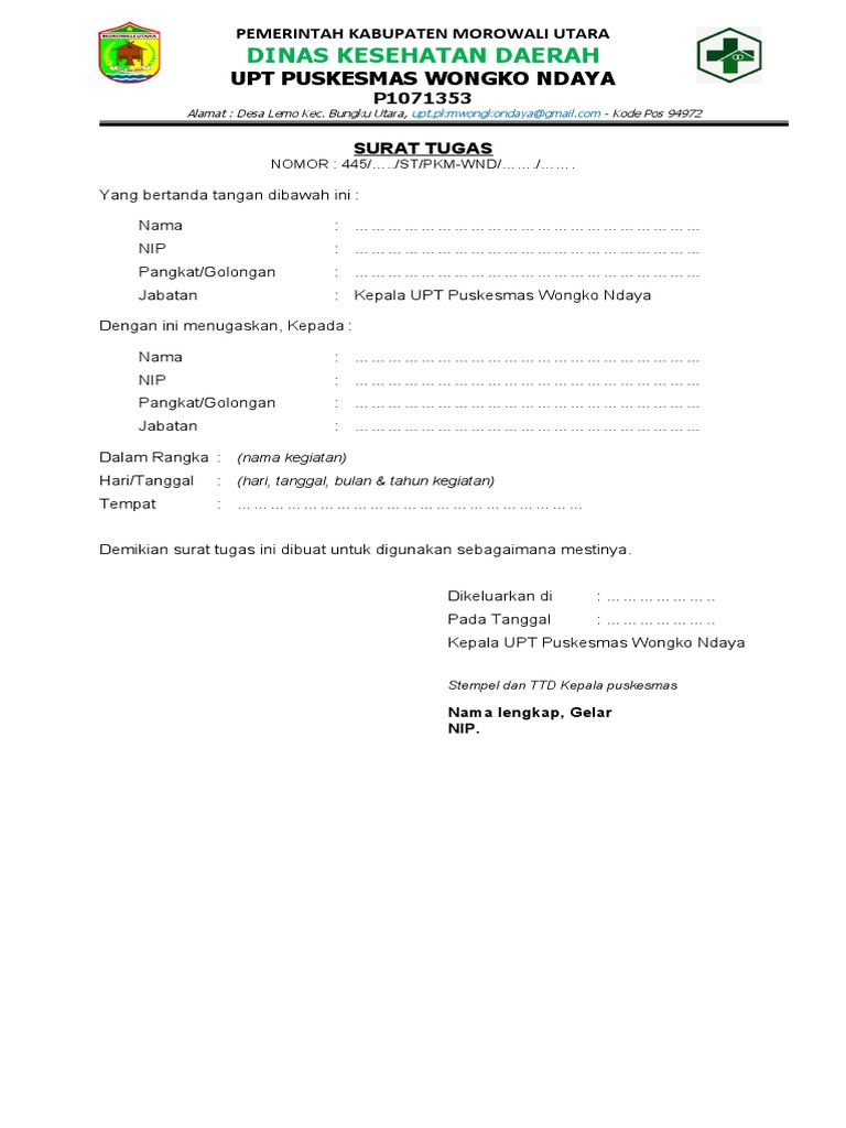Format Persuratan Tata Naskah PKM Wongko Ndaya | PDF Format Persuratan Tata Naskah PKM Wongko Ndaya | PDF