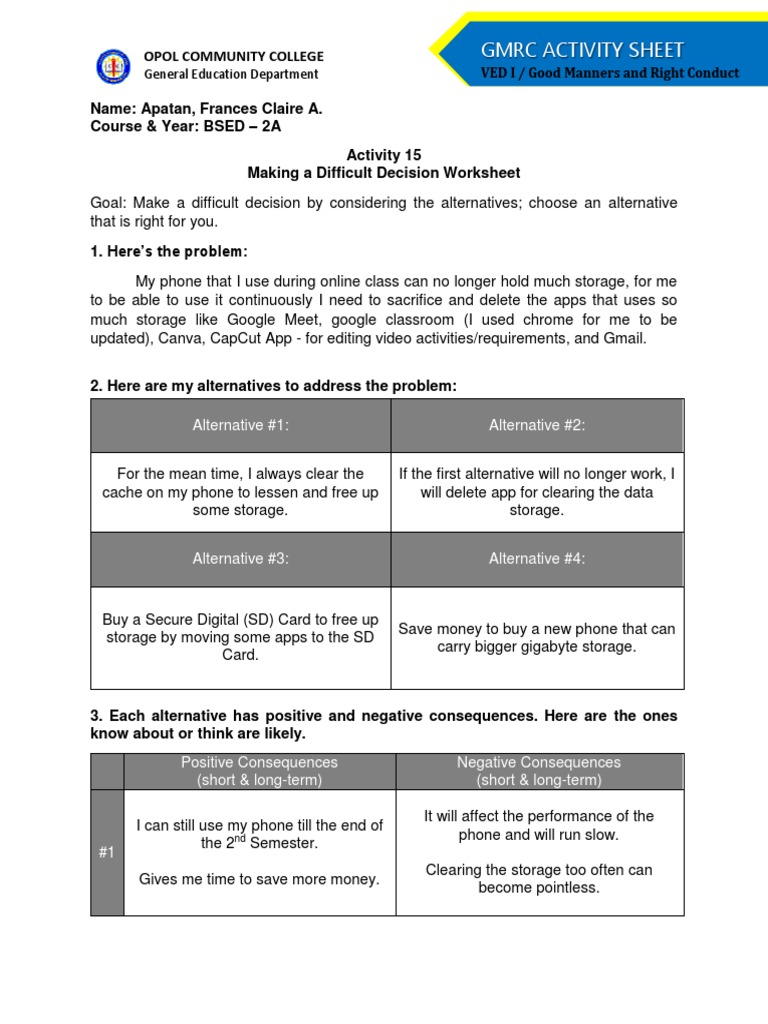 GMRC Activity 15 | Download Free PDF | Computing