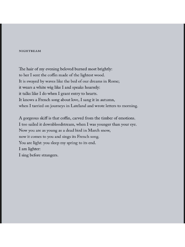 Paul Celan Poem 4 | PDF