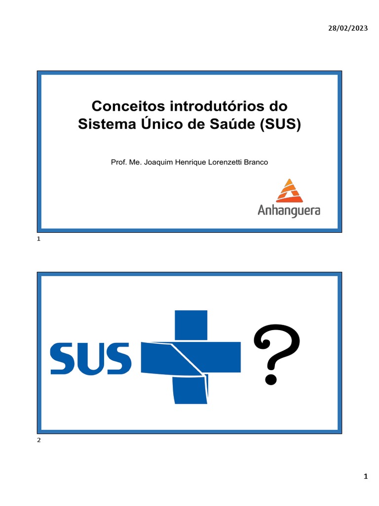 Introdução Ao Sus | PDF | Fisioterapia | Remédio Introdução Ao Sus | PDF | Fisioterapia | Remédio