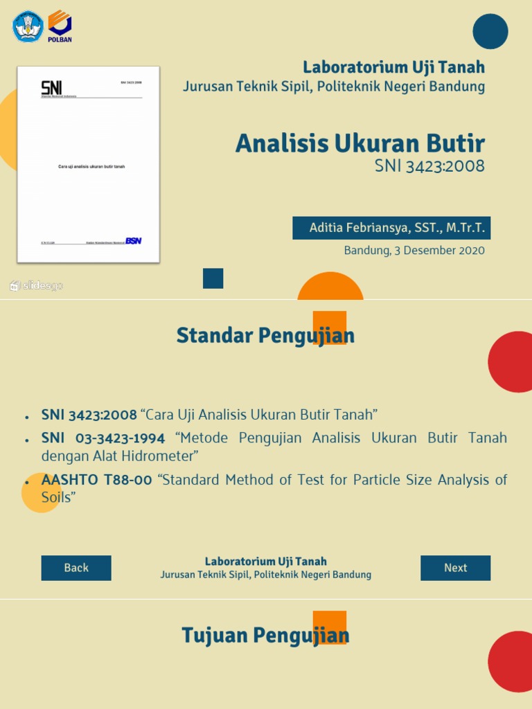Aditia F - Analisis Ukuran Butir | PDF