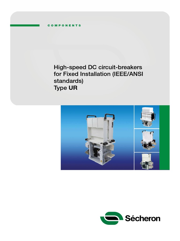 Secheron UR Series Circuit Breaker | PDF | Power (Physics ...