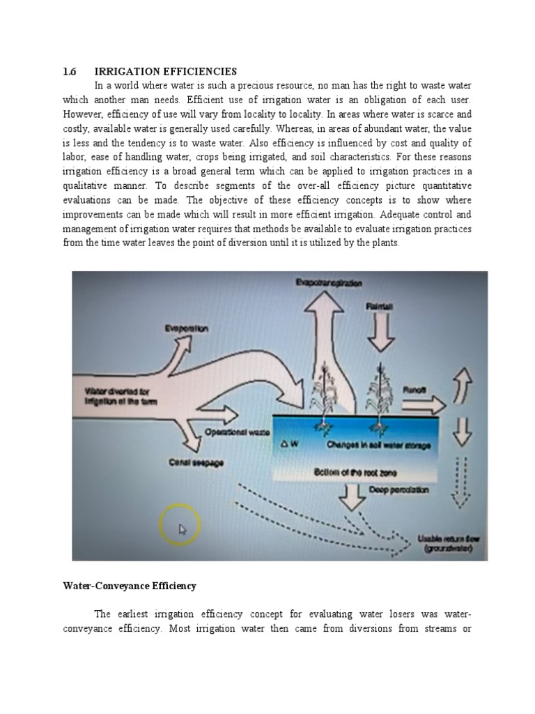 Irrigation Efficiencies | PDF | Irrigation | Soil Irrigation Efficiencies | PDF | Irrigation | Soil