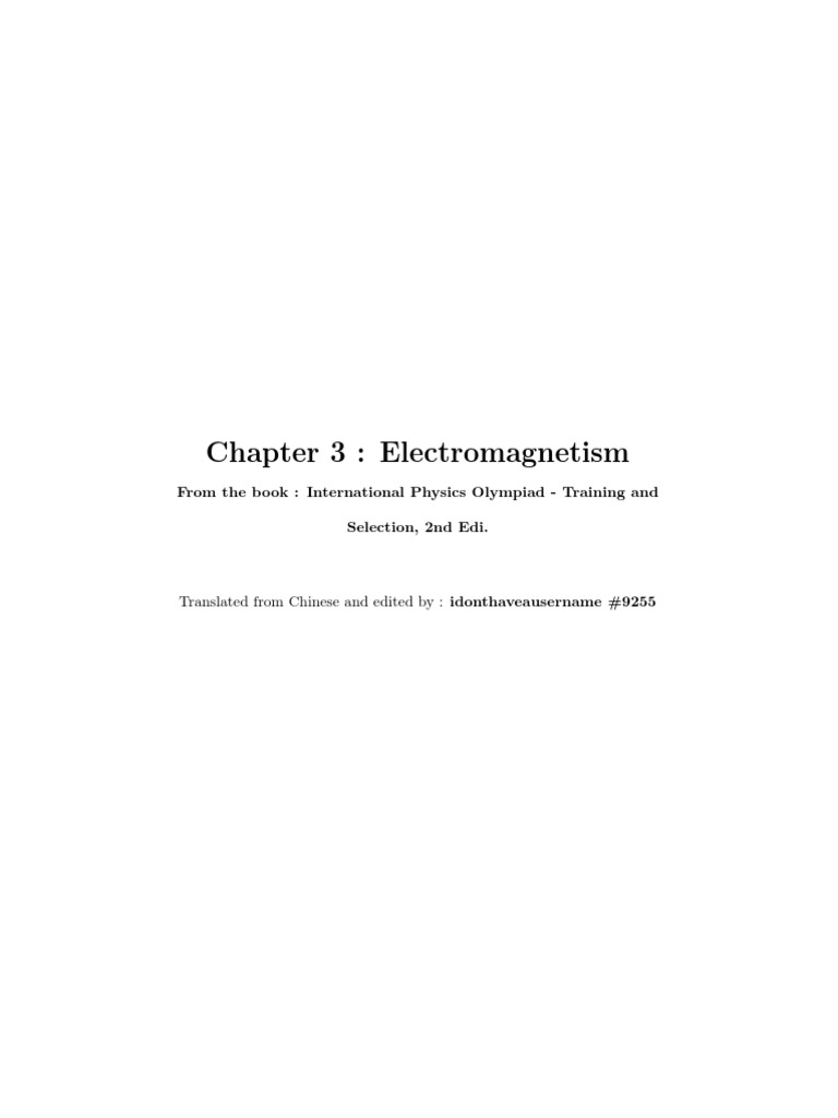 Electromagnetism Practice Problems 1 4 | PDF | Capacitor | Magnetic Field