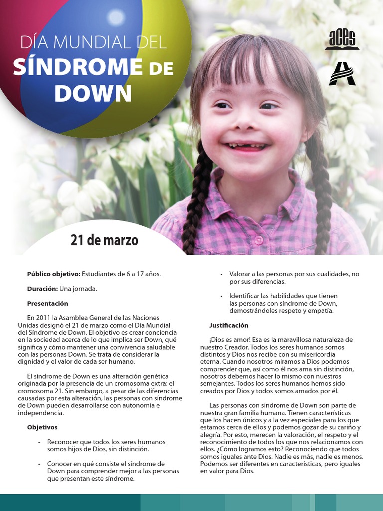 Día Del Síndrome de Down | PDF | Amor | Síndrome de Down