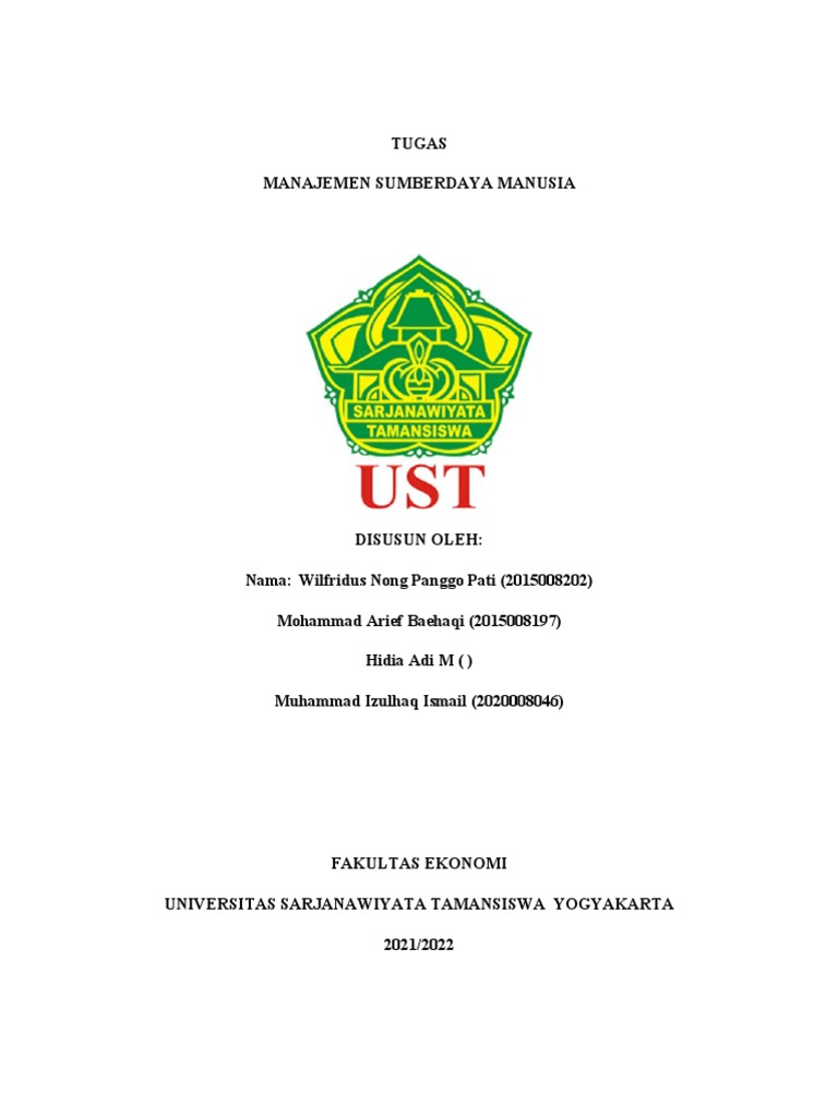 Bagi Tugas MSDM Kelompok 13 | PDF