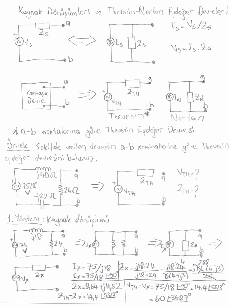 Devre Analizi 2 (6. Hafta) | PDF