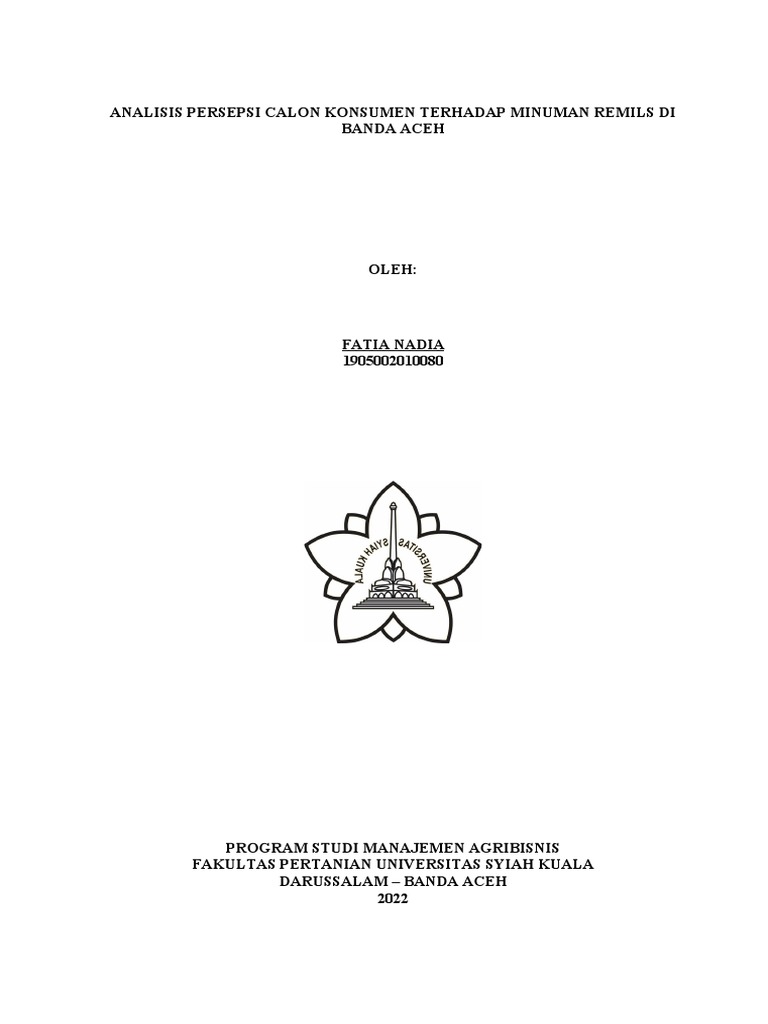 Persepsi Konsumen Minuman Remils Aceh | PDF | Karier & Perkembangan ...