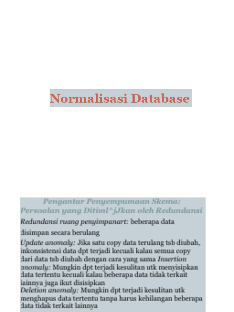 Latihan Normalisasi Data | PDF