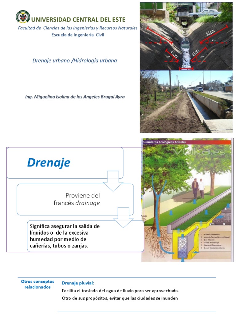 Introduccion Drenaje Urbano I | PDF | Tierra | Agua
